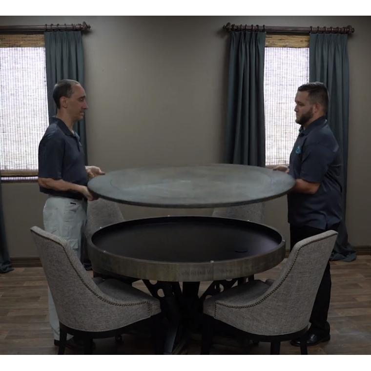 Convertible Poker Dining Tables – Dine, Flip & Play in Style ...
