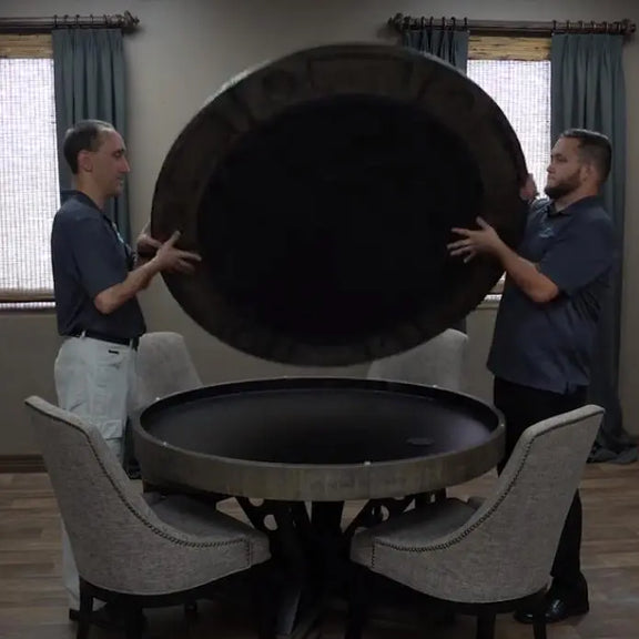 Convertible Poker Dining Tables – Dine, Flip & Play in Style ...