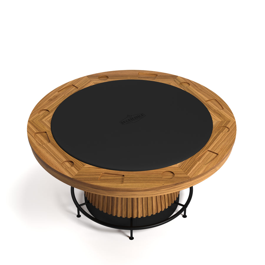 The Prestige Round Poker & Dining Table – AMERICANA POKER TABLES
